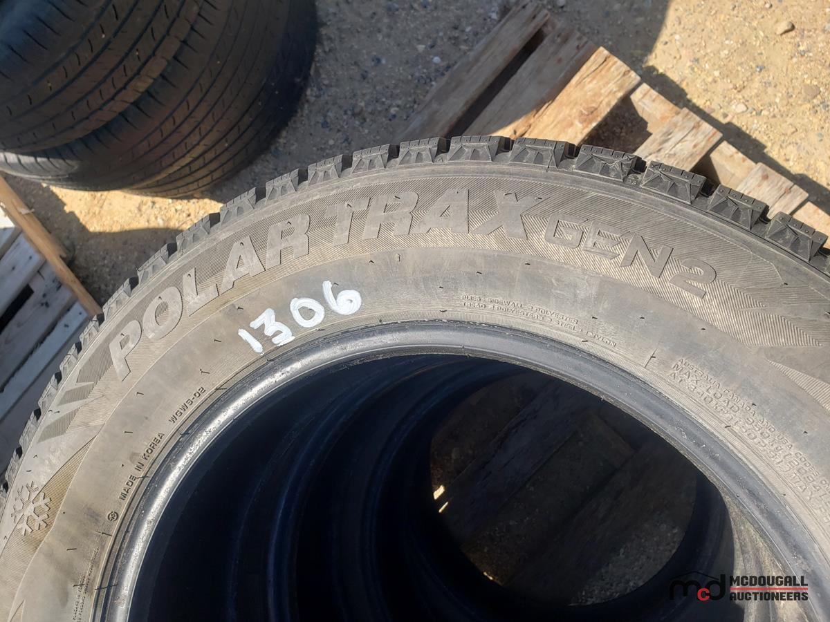 (4) Ironman Polar Trax Gen Two 225 / 65R17 Tires